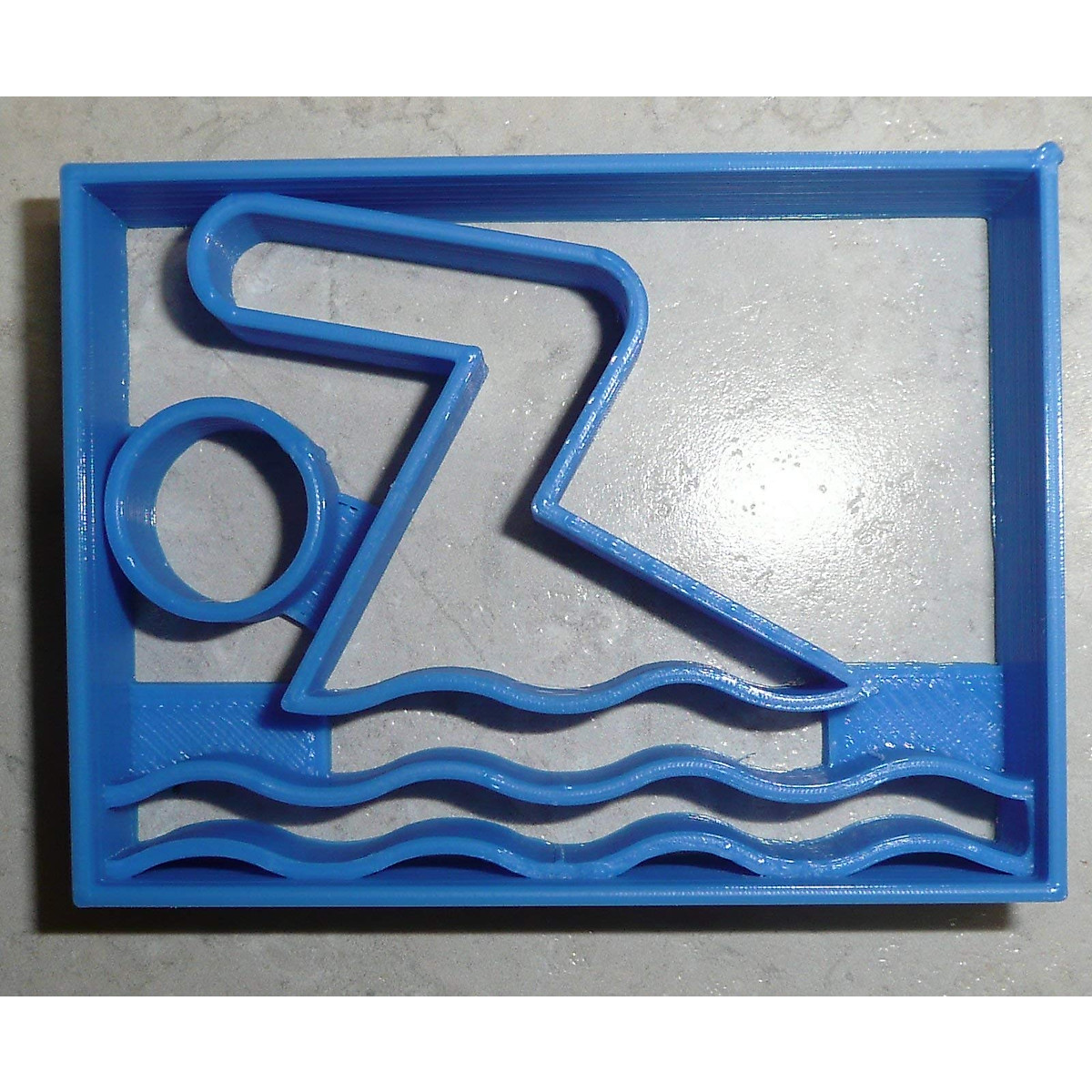 SWIMMING SYMBOL SCHOOL POOL WATER SWIM SPORT ATHLETICS COOKIE CUTTER MADE IN USA PR2498