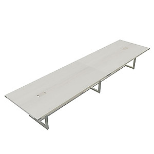 Scranton & Co Conference Table Sitting Height - 16' White Ash