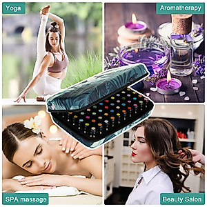 FITNATE Essential Oil Storage, 70 Bottles Essential Oil Case, Holding 5/10/15 ml Bottles