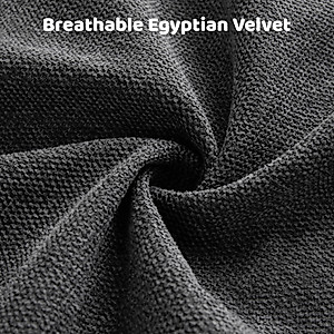 Tbfit Sleeper Sofa Couch with Pullout Bed, 83’’Sofa Bed Couch with Storage Chaise & USB, Egyptian Velvet Convertible Sleeper Sofa, Pull Out Sofa for Living Room, Dark Gray