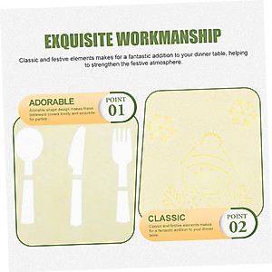 KALLORY 8 Pcs Cutlery Bag Utensil Holder for Party Silverware Cover Wedding Tableware Holder Silverware Bag Dining Table Tableware Storage Holders Baby Pocket Felt Cloth Sleeve