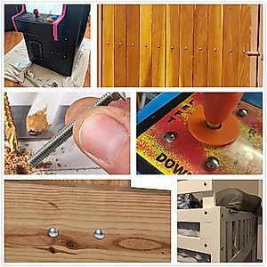 Yinpecly 30Pcs Carriage Bolts M6×40mm Round Head Square Neck Bolt Fasteners 304 Stainless Steel 1mm Pitch Silver Tone