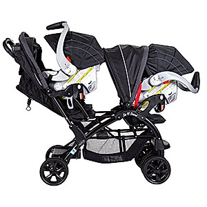Baby Trend Sit and Stand Double Stroller, Onyx