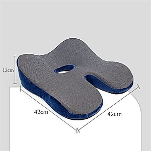 BUZZNN Seat Cushion, Memory Foam Office Chair Cushion, Coccyx Cushion for Sciatica - Ergonomic, Perfect for Home, Office and Car