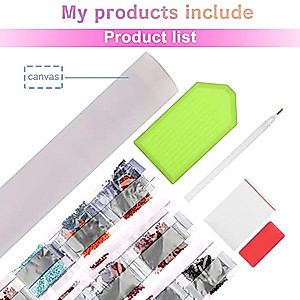 IEFSCAY 12x12inch 5D Diamond Painting Kits - Sleeping Angel Baby Diamond Painting, DIY Adult Handmade Gemstone Cross Stitch Decor, Wall Decor Bathroom Decor Gifts