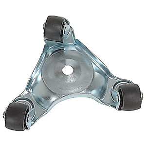 Vestil LEG-D-4PK Leg Dolly, 200 lb. Capacity, 6-3/8" x 5-3/4", Silver (Pack of 4)