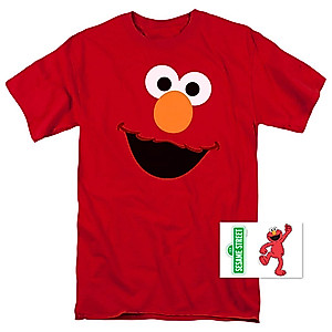 Popfunk Sesame Street Elmo Face T Shirt (Small)