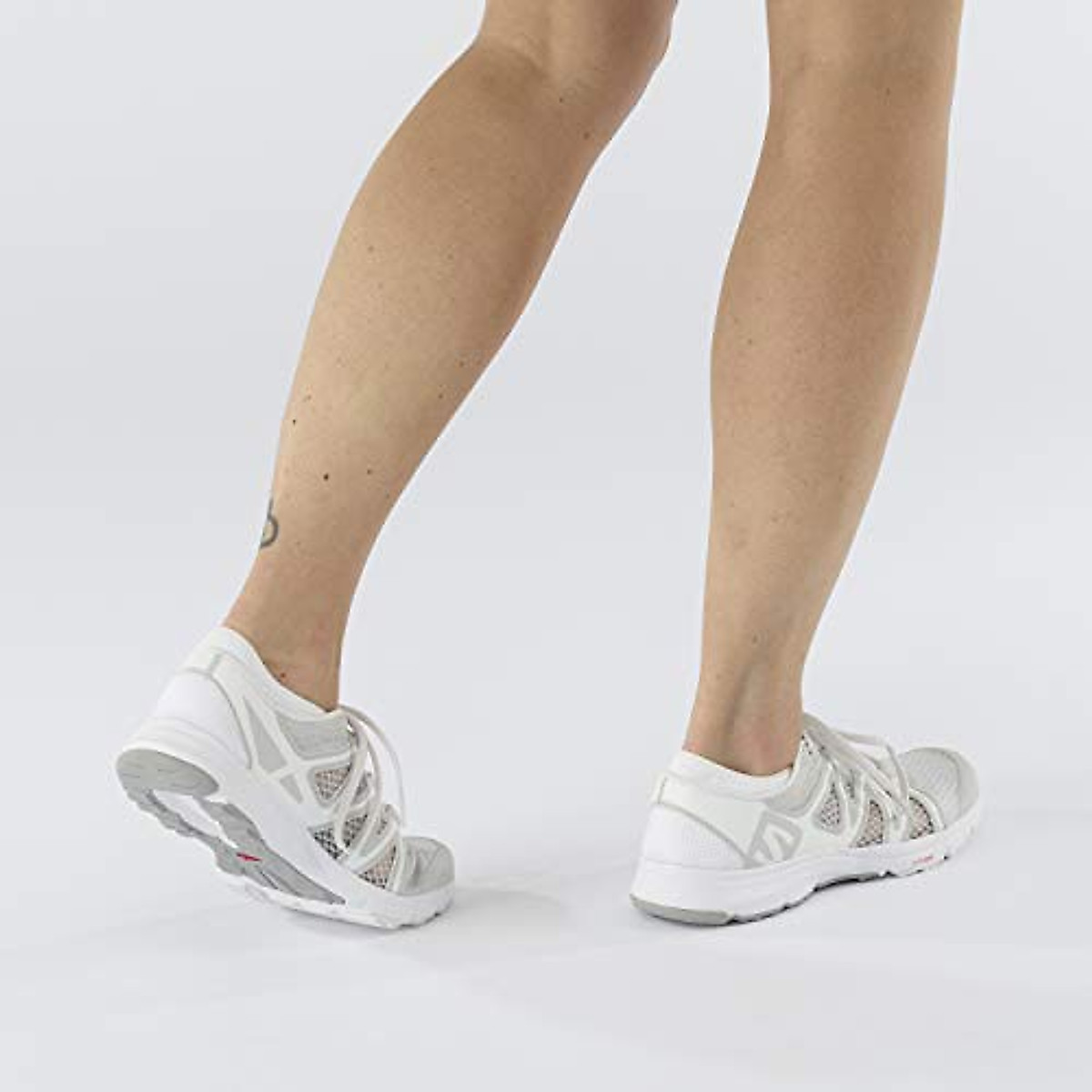 Salomon Crossamphibian Swift 2 Hiking Shoes for Women Sneaker, Lunar Rock/White/Alloy, 9