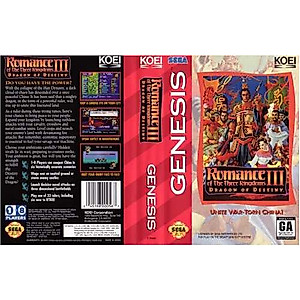 Romance of the Three Kingdoms III - Sega Genesis