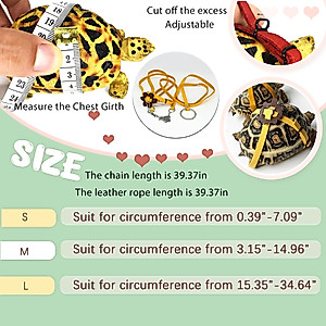 Bonaweite Turtle Leash Small Pets Turtle Leash and Harness Pet Tortoise Leash Walking Rope for Turtle Supplies Adjustable Control Rope for Outdoor Walking Training Blue