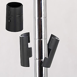 Wire Shelf Clips, Wire Shelving Shelf Lock Clips 20 Pairs 40 Pieces for 1" Post,Shelving Sleeves, Fits with Thunder Group, Alera, Honey Can Do, Eagle, Regency, Metro