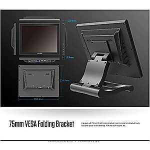 LILLIPUT 12.1" FA1210/C/T Industrial Capacitive Touch Screen 4:3 1024×768 Native 800 cd/m² 900:1 Contrast, 170° Wide Viewing Angles