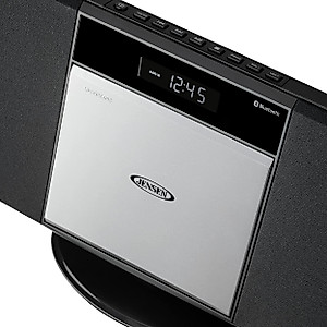 Jensen JBS-300 Modern Bluetooth Stereo Music System for Home with CD/MP3/WMA Player Wireless Streaming USB Port for MP3 Playback | Digital AM/FM Stereo (Remote Included) (Limited Edition)