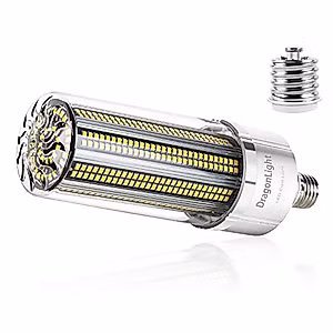 DragonLight 120W Commercial Grade Corn LED Light Bulb(400 Watt Metal Halide/HID/HPS Replacement) E26/E39 Large Mogul Base LED Lamp 5000K Daylight 14,400LM for High Bay Area Lighting