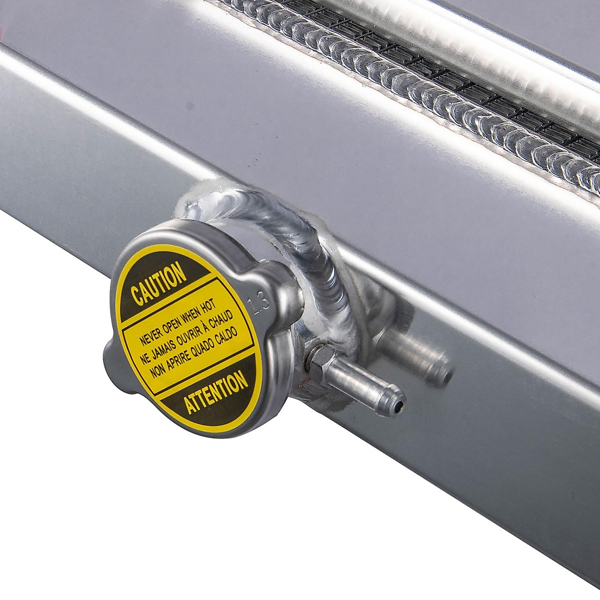 HonorPower 3 Row Core Aluminum Radiator for 1966-1979 Ford Bronco F100 F150 F250 F350 F500 Pickup Truck L6 V8 Engines All AA5052 Aluminum Radiador + 2 X 12 Fan W/Shroud & Relay