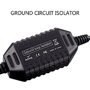 AOLANS Video Ground Loop Isolator Balun 4PCS CCTV BNC Male to Female Coaxial for Camera 4 Black