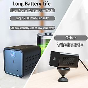 No WiFi Security Camera, Cellular Security Camera, SIM Card Included, Not Support WiFi, Radar Motion Sensor, FHD 4G Car Security Camera, 20-Day Standby Battery Life, Portable Cellular Trail Cameras