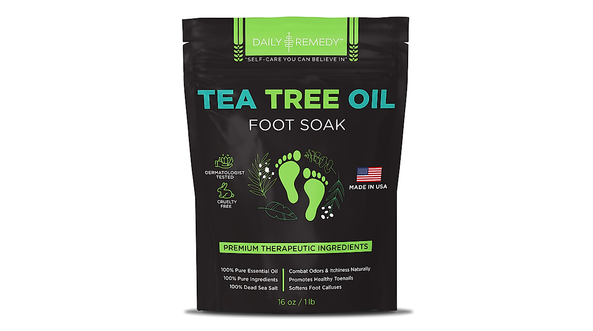 Tea Tree Oil Foot Soak for Tired Feet - Made in USA