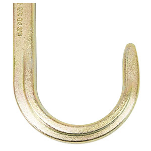 Mytee Products (2 Pack 15" Inch J Hook Heavy Duty Grade G70 Tow Axle Strap Wrecker Roll Back Clevis 5400#