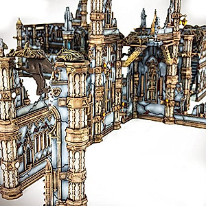 Rampart Modular Terrain Eternal Cathedral Core Set - Unpainted Fully Customizable Scaled Tabletop Terrain by Archan Studio - for Kids and Adults Ages 14+