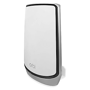 Wall Mount Holder for Orbi Tri-Band Mesh WiFi 6 Router(RBS850)(RBK852)(RBK853)/(RBS750)(RBS751)(RBK752)(RBK753)/(AX4200)(AX5700)(AX6000), Bracket Hanger Stand for Orbi Ultra by TIUIHU(White,1-Pack)