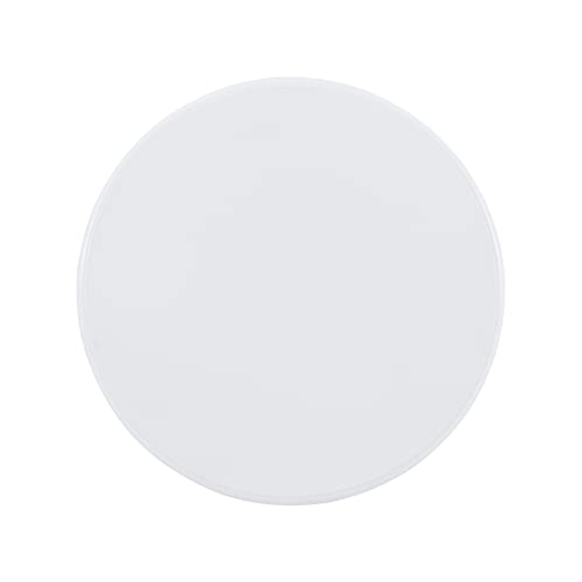 Powell White Pedestal Accent Table Pickins Round