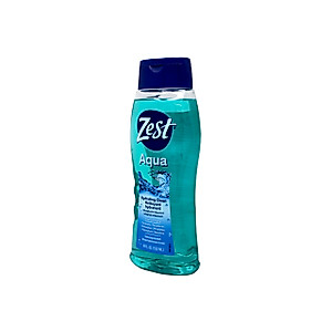 Zest Aqua Hydrating Body Wash, 18 Fl Oz (Pack of 6) - Moisturizing & Refreshing Shower Gel, Easily Lathers for a Relaxing Bubble Bath - Foaming & Exfoliating Skin Cleanser for a Smooth & Clean Skin