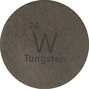 Tungsten (W) 30.68mm Metal Disc - One Troy Ounce