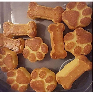 Silicone Molds Puppy Dog Paw and Bone Mold for Dog Treats, Homemade Non-Stick Food Grade, Chocolate, Candy, Jelly, Ice Cube Mold, Cupcake Baking Mould, Muffin pan Cookie Cutters Set