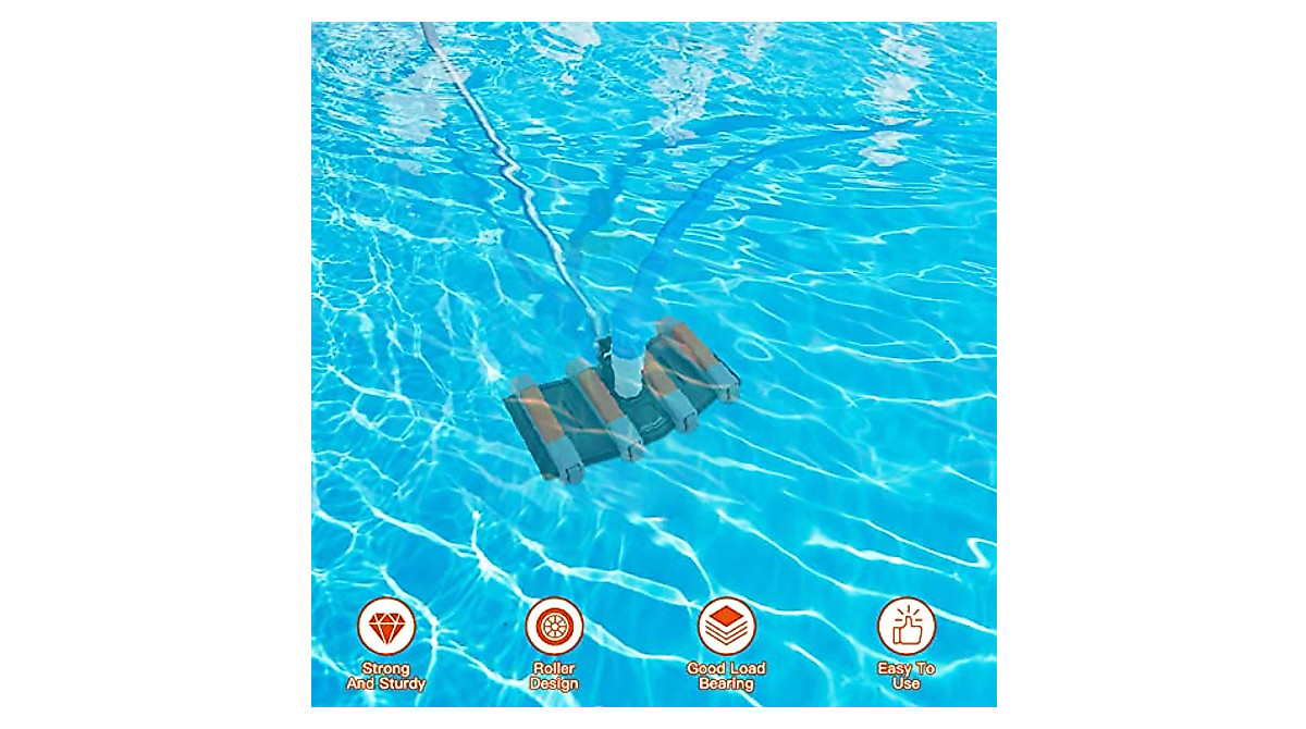 TidyMister Pool Vacuum Head - Heavy Duty Inground & Above Ground Cleaning