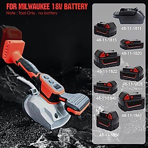 Cordless Tile Vibration Leveling Machine,for Milwaukee 18V Battery, Tile Vibrator Tool with 8 Adjustable Speed & Superior Suction & Digital Display