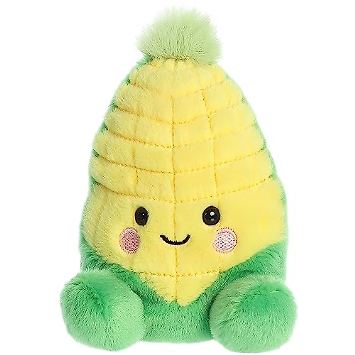 Aurora® Adorable Palm Pals™ Wavey Corn™ Stuffed Animal - Pocket-Sized Fun - On-The-Go Play - Yellow 5 Inches
