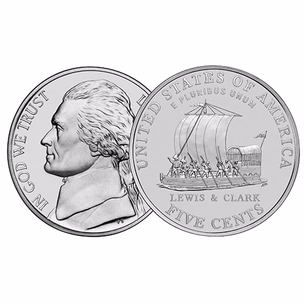 1938 - to Present - Whitman Jefferson Nickel 3 Book Set with 2004 and 2005 P, D Nickels 8 Coin Set Nickel Seller Uncirculated