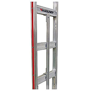 Magliner HMK211UA1 Aluminum Hand Truck, Horizontal Loop Handle, 18" x 7-1/2" Aluminum Diecast Nose Plate, 500 lb Capacity