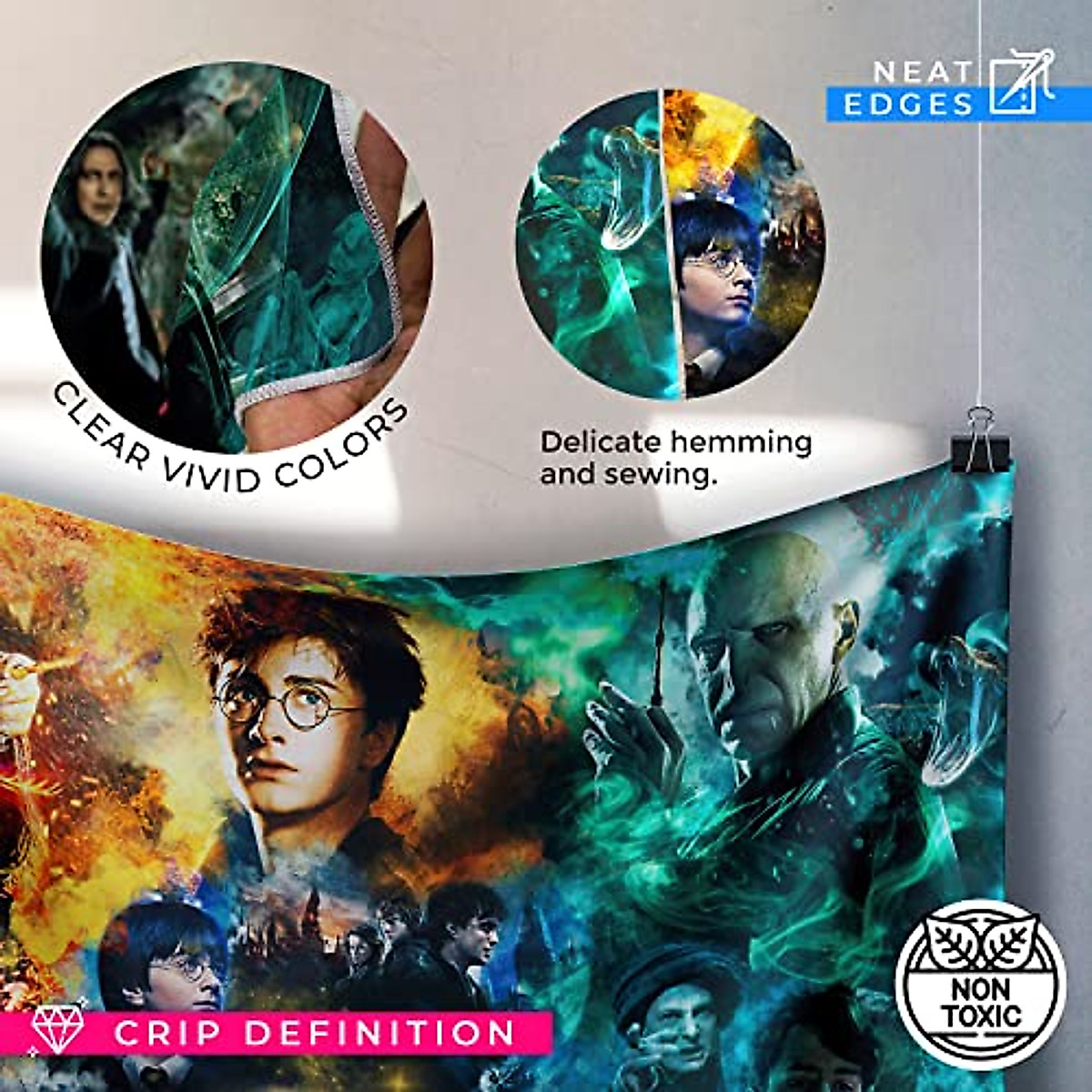 JUMANT Potter Tapestry - Harry Tapestry - Magical Tapestry - 59x51 In