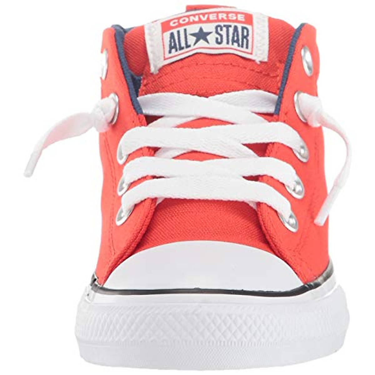 Converse Baby-Boy's Chuck Taylor All Star Street Moon Seasons Sneaker, Habanero Red/Navy/White, 3 M US Infant