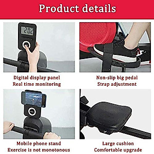 Foldable Rowing Machines Rowing Machine for Home Use Foldable Silent Magnetic Control, Aerobic Exercise Fitness Equipment, Male and Female Weight Loss Muscle Training Water Ro