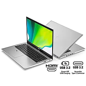 Acer Aspire 5 A515-56-73AP, 15.6" Full HD IPS Display, 11th Gen Intel Core i7-1165G7, Intel Iris Xe Graphics, 16GB DDR4, 512GB NVMe SSD, WiFi 6, Fingerprint Reader, Backlit Keyboard