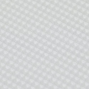 GlowSol Cream Valance for Kitchen Waffle Fabric Curtain Water Resistant Valance for Bathroom Short Cafe Valance, Cream, 60W×15L