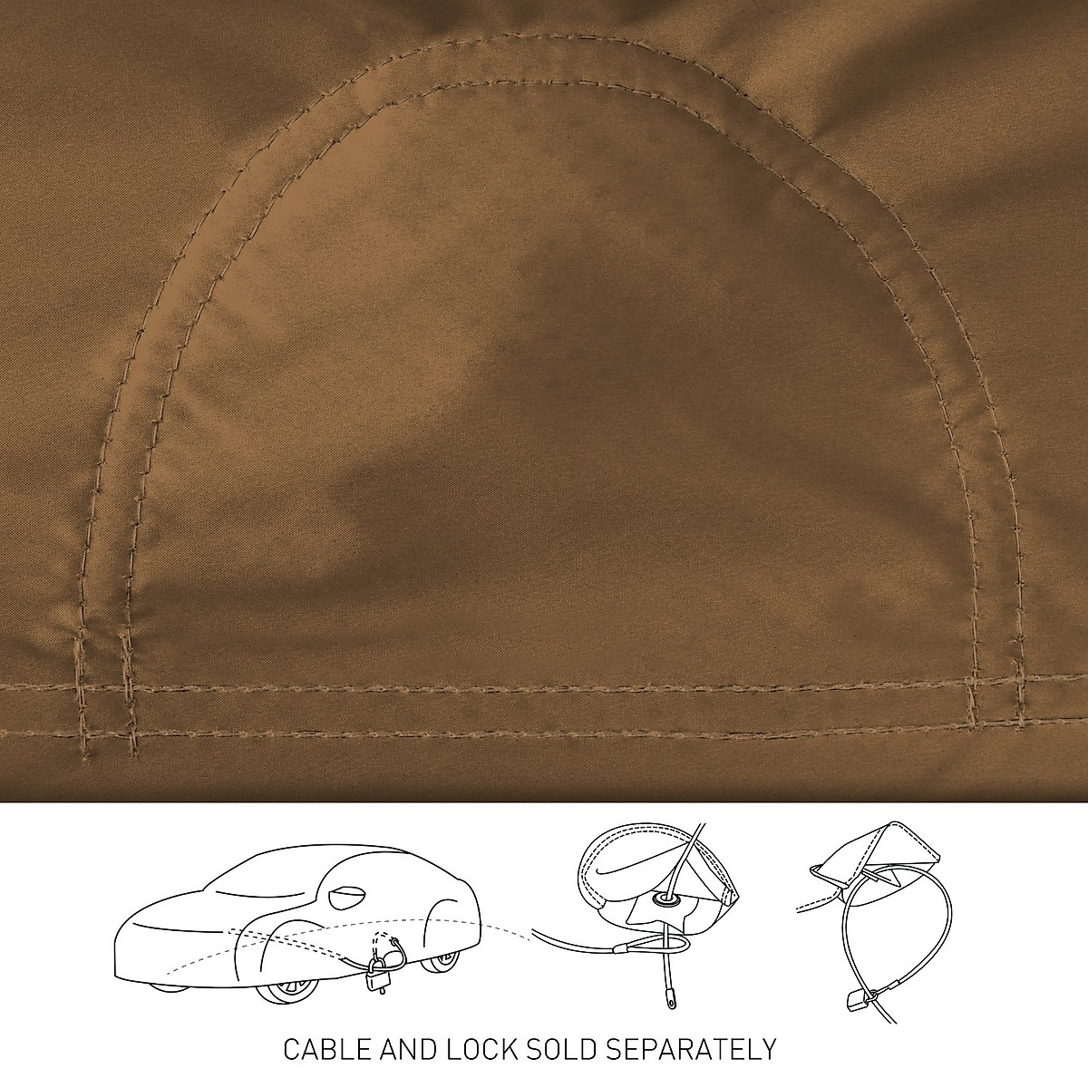 Coverking Custom Fit Car Cover for Select Ferrari F40 Models - Stormproof (Tan)