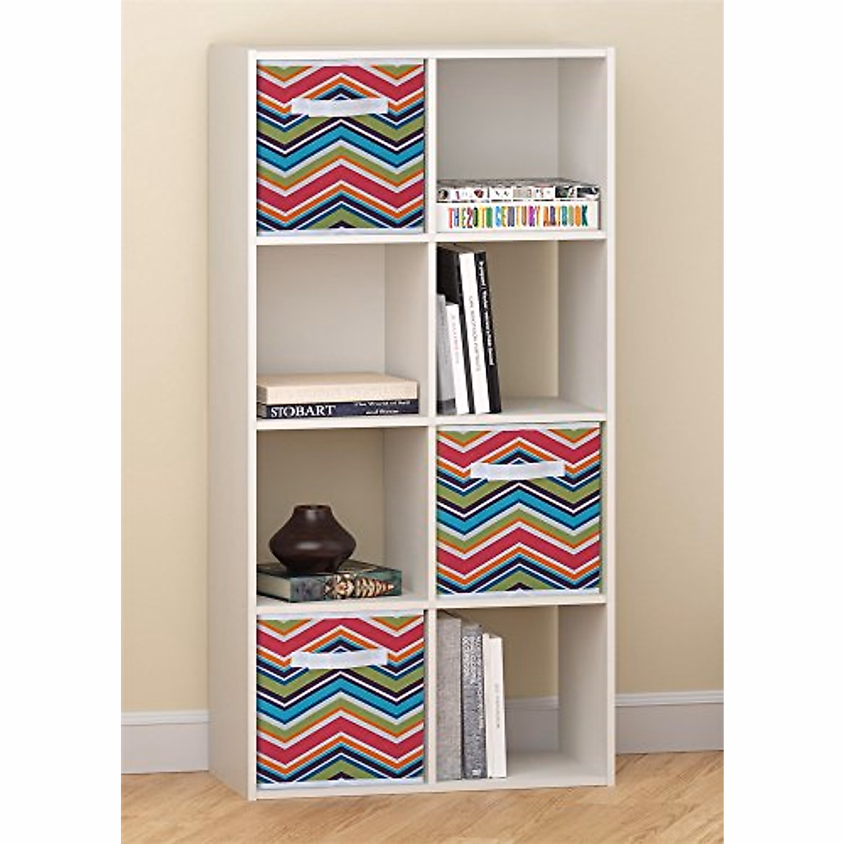 CoscoProducts Fabric Storage Bin, Chevron