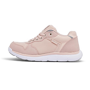 Friendly Shoes Women's Excursion Mid-Top Peach Shoe (11) - Best AFO/SMO Compatible Orthotics Footwear - Stylish Comfort and Support