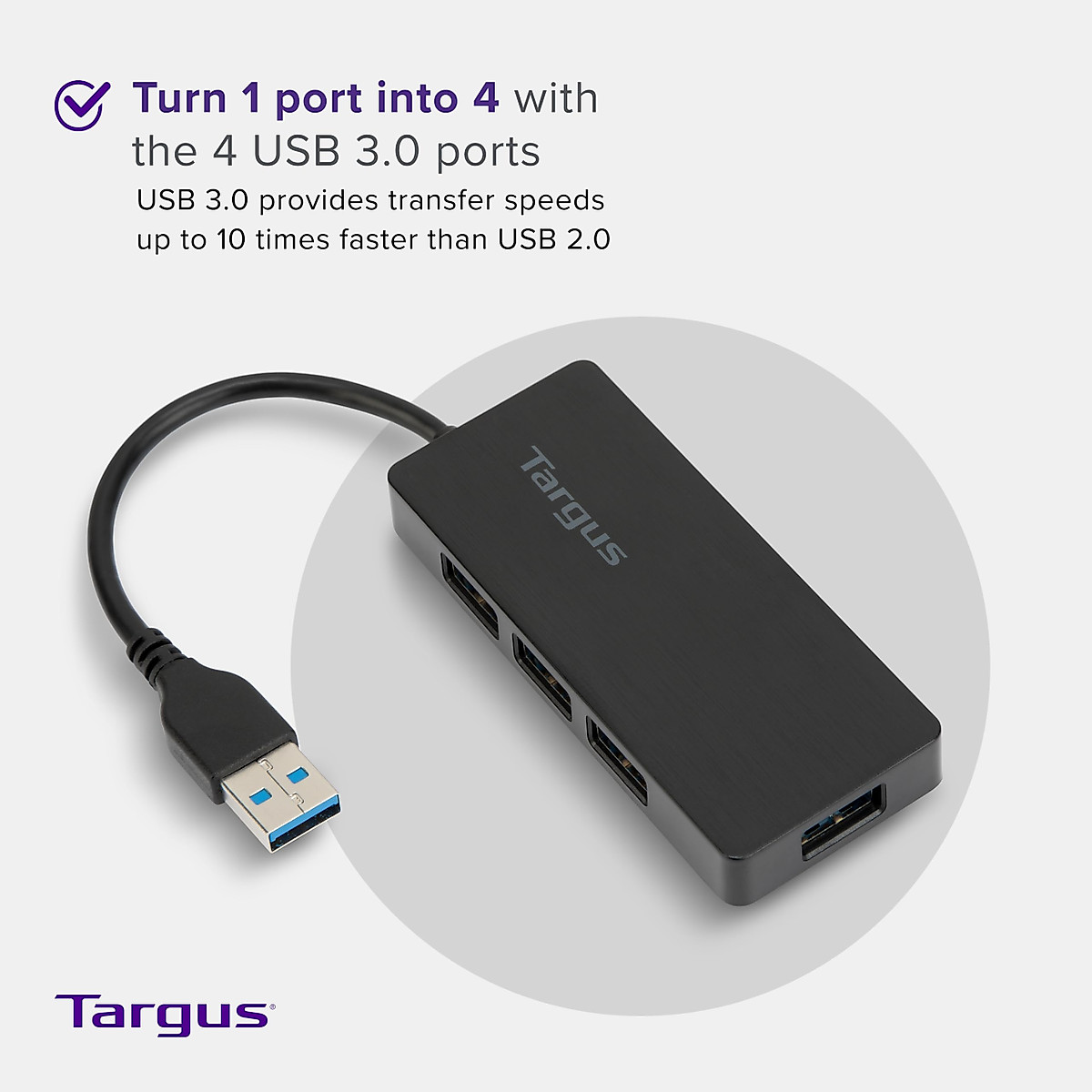 Targus - USB 3.0 4-Port Hub
