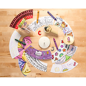 Toyish educational STEM toys for creative kids and kids at heart. Customizable magnetic toy for learning and building. For 4 year olds and older. Flamenco Dancer Toy Kit.