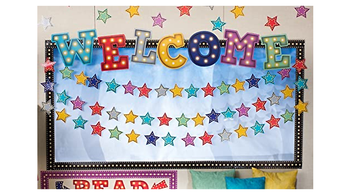 Colorful Welcome Bulletin Board Display for Classrooms