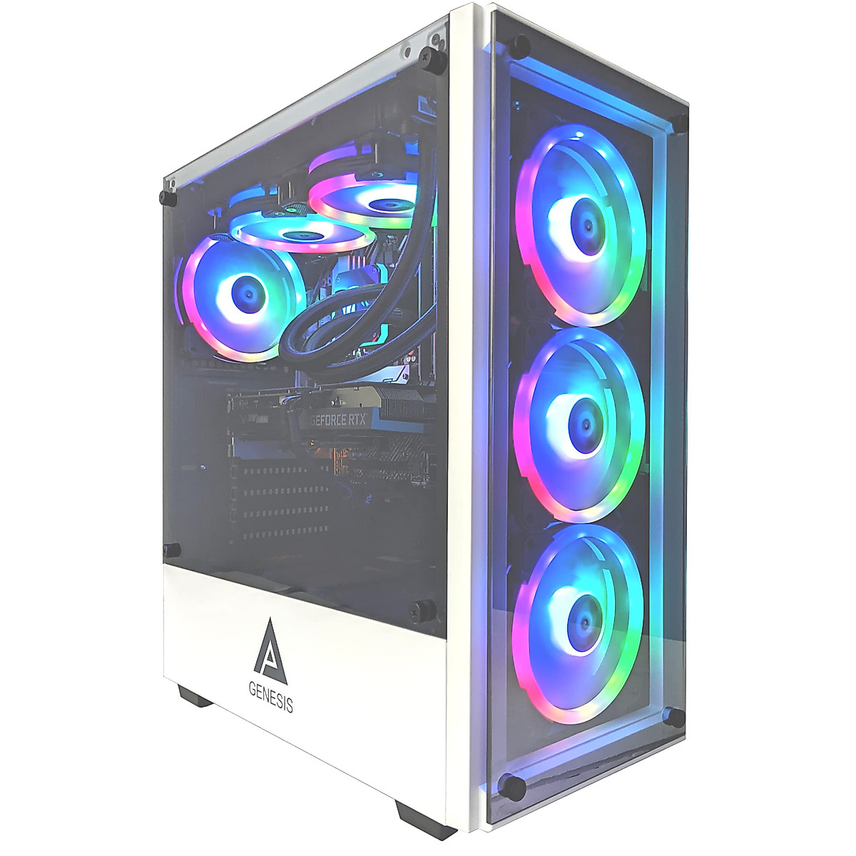 Cobratype Titanoboa Gaming Desktop PC - Ryzen 5600X, RTX 3060, 16GB DDR4, 1TB NVMe, AIO Liquid Cooler