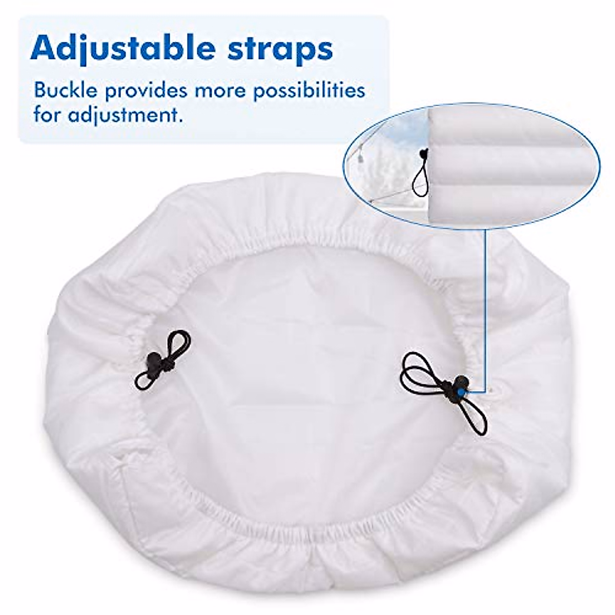 Brivic Indoor Air Conditioner Cover AC Cover for Inside Window Unit 21 x15 x 3.5 inches(L x H x D),White