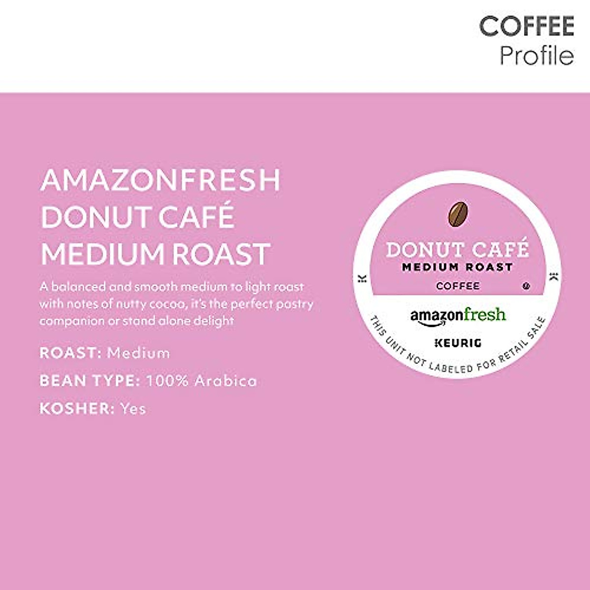 Keurig K-Classic Coffee Maker with AmazonFresh 60 Ct. Coffee Variety Pack, 3 Flavors