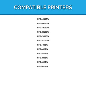 LD Compatible Ink Cartridge Replacement for Brother LC203 High Yield (Cyan, Magenta, Yellow, 3-Pack)