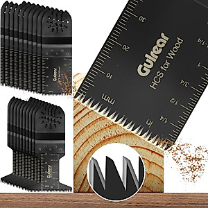 20Pcs Universal Oscillating Tool Oscillating Saw Blades,Oscillating Multitool Blades, Japanese Precision Multi Tool Blades, Fit Fein Multimaster Ryobi Dewalt Milwaukee Rockwell Oscillating Tool Blades